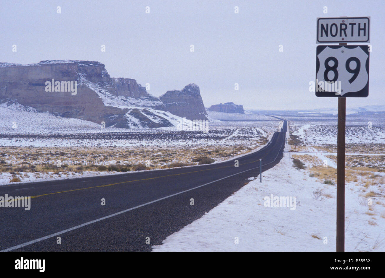 highway-89-north-arizona-usa-stock-photo-alamy