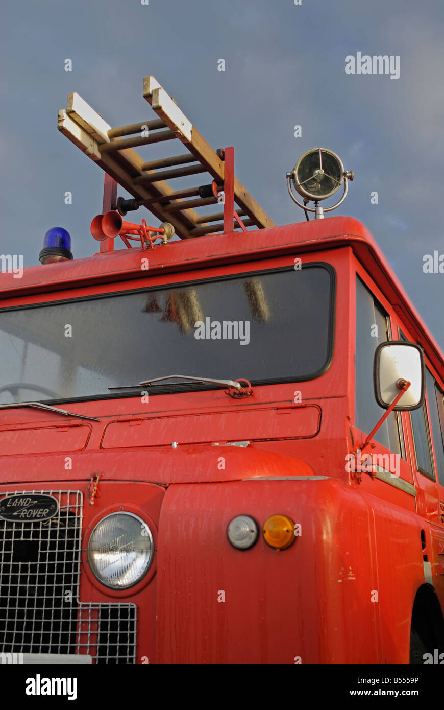 Historic 1960s Landrover Series 2a 109in Forward Control fire engine ...