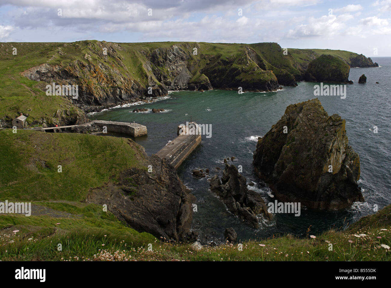 Mullion Cove Lizard Peninsula Cornwall Great Britain United Kingdom ...