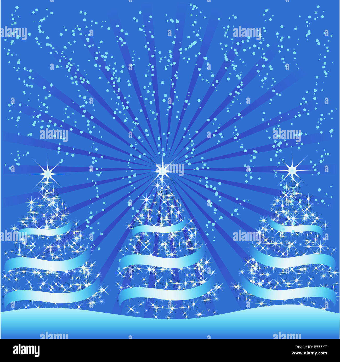 Sparkly christmas tree background Stock Photo - Alamy