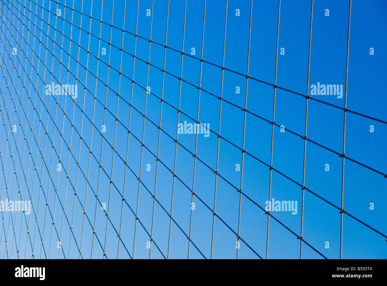 Brooklyn bridge wiring Stock Photo - Alamy