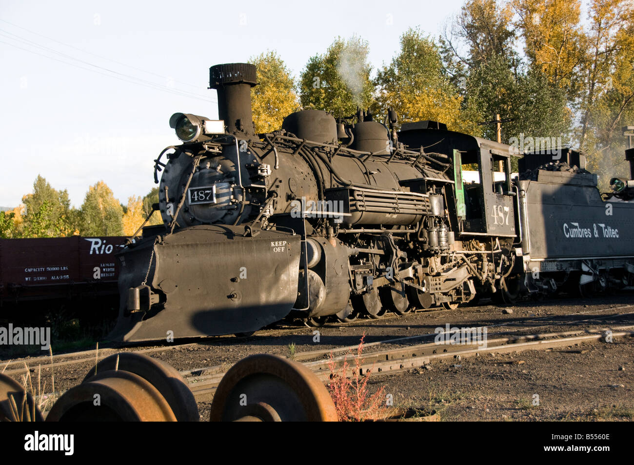 Old fashioned vintage locomotive train engine Stock Photo - Alamy