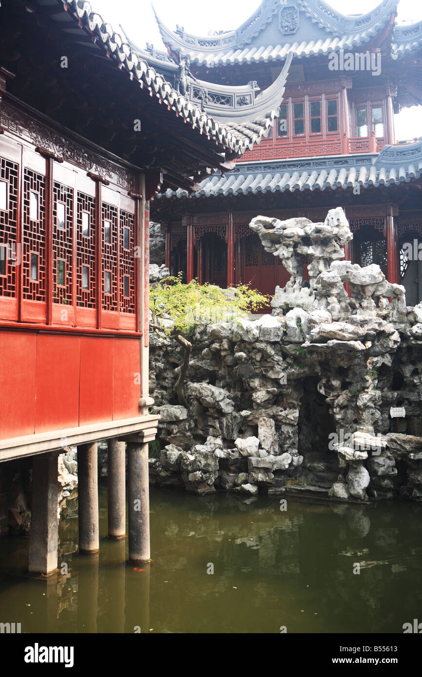 Traditional architecture, Yu Gardens, Shanghai Stock Photo - Alamy
