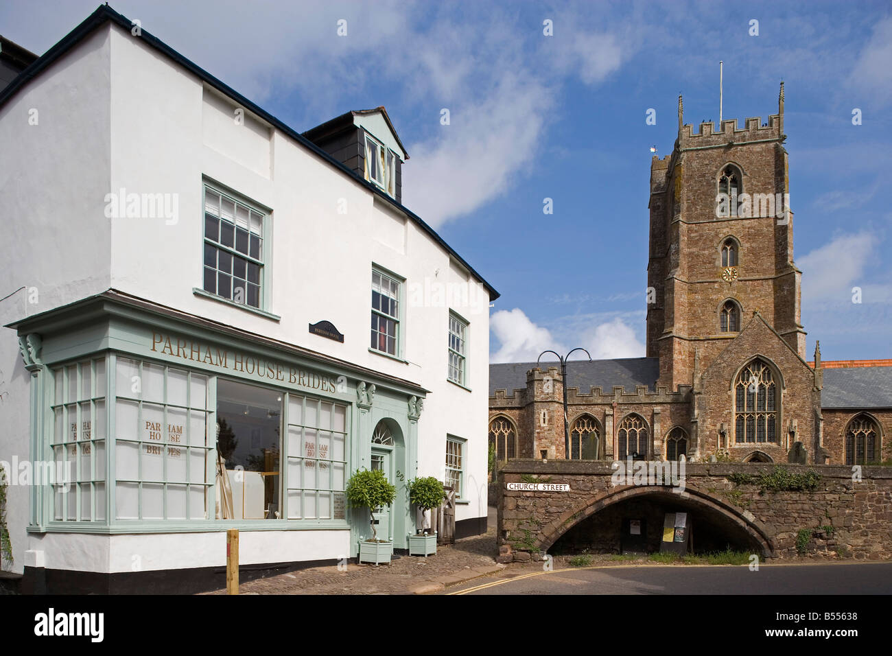 St. george church dunster hi-res stock photography and images - Alamy
