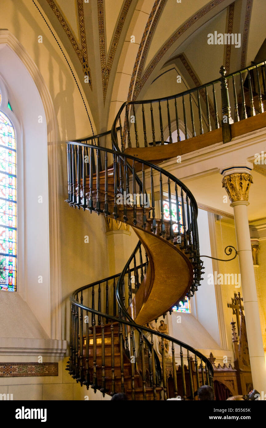 Inside vestibule loretto chapel in hi-res stock photography and images ...