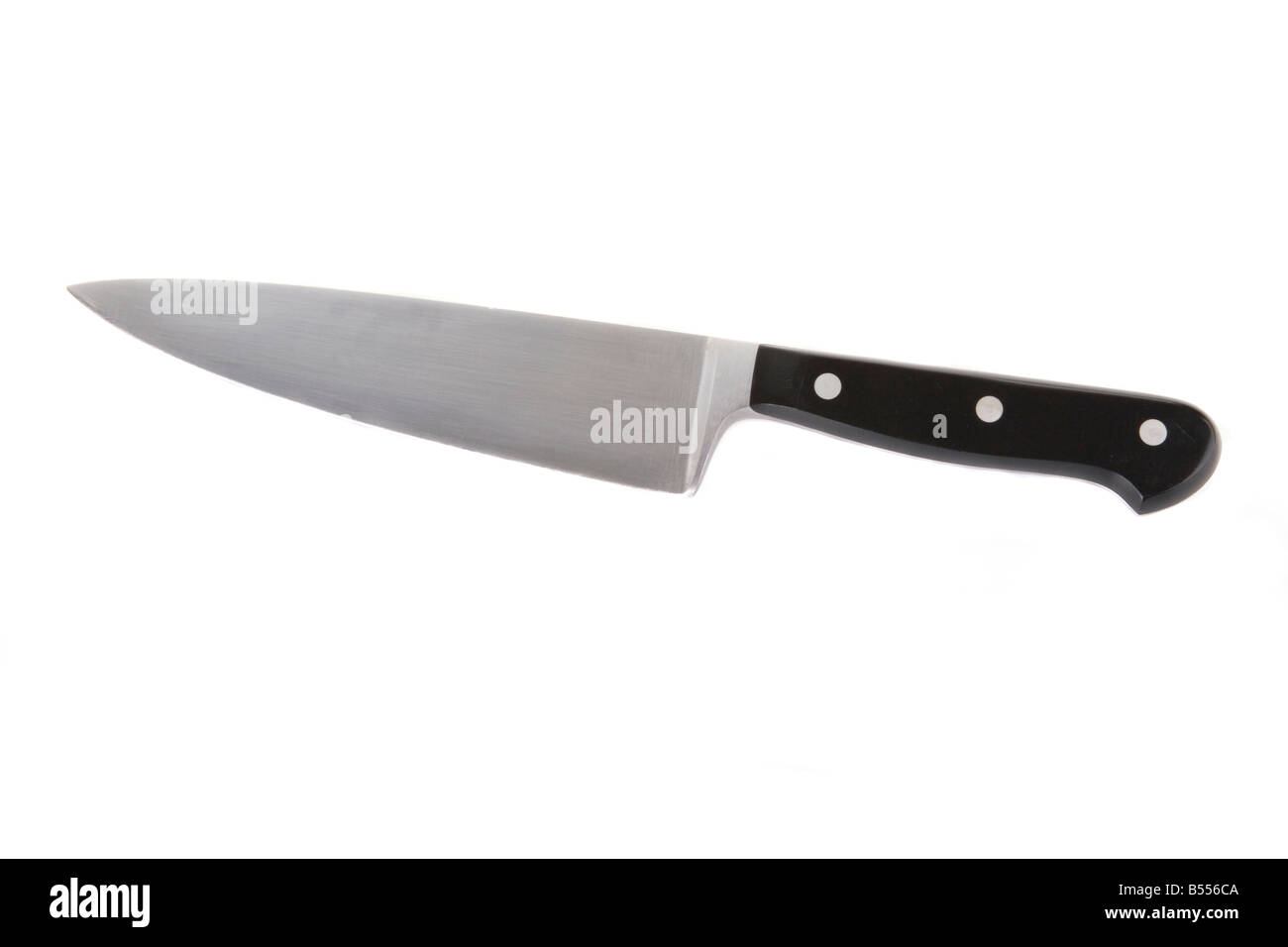 A chefs knife isolated on a white background Stock Photo - Alamy