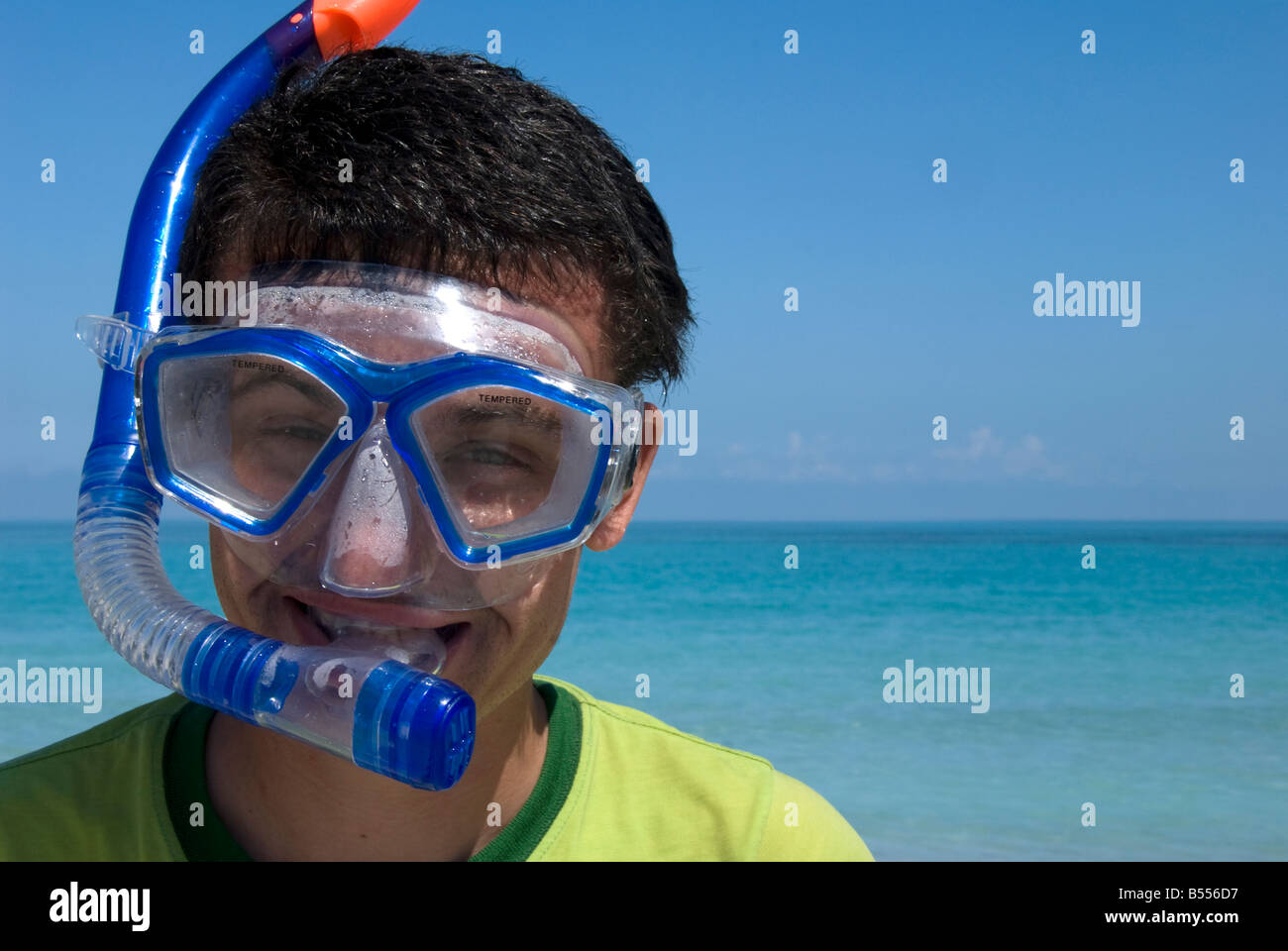 Funny male tourist enjoying sea hi-res stock photography and images - Alamy