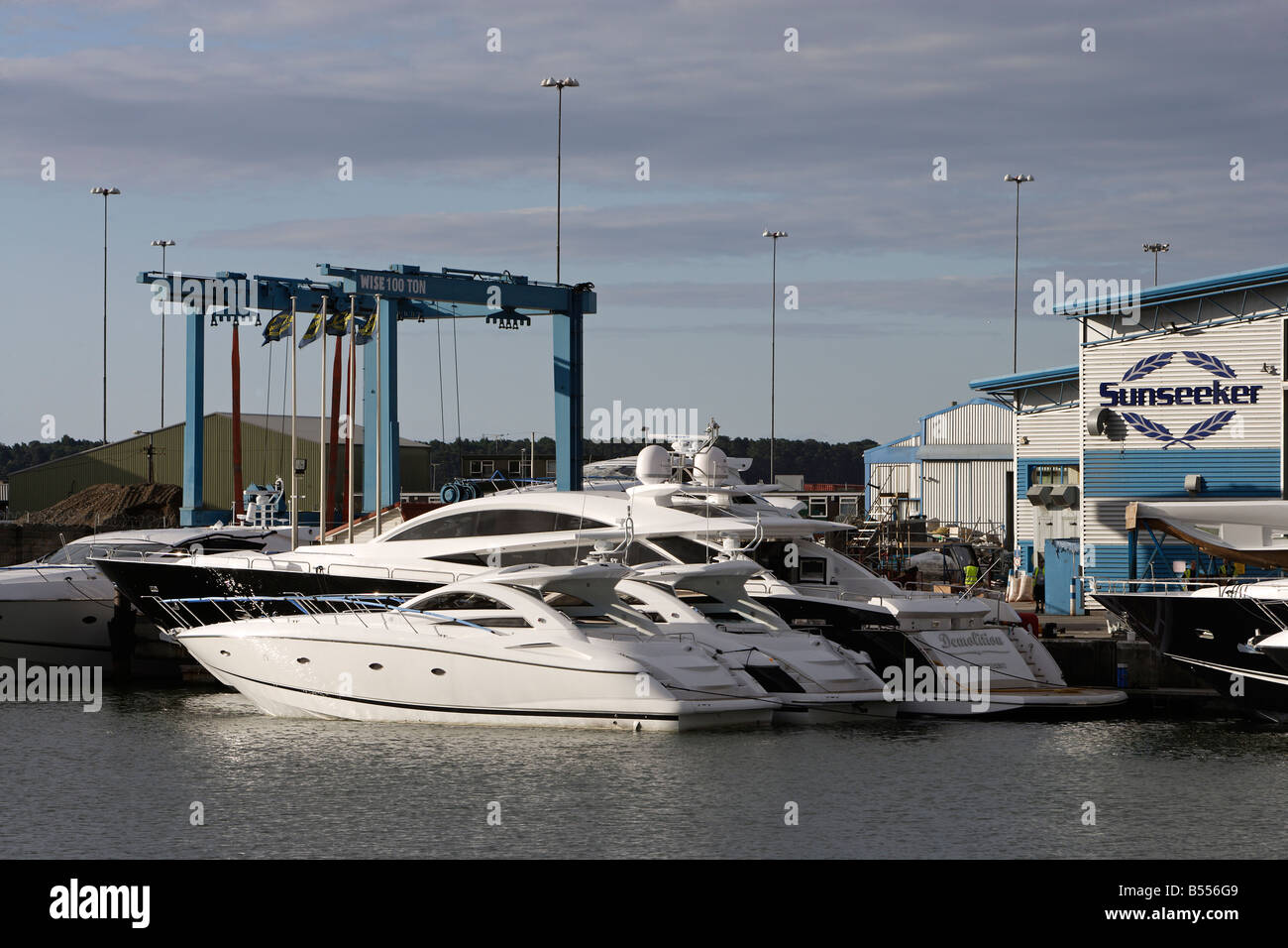 Poole harbour boats Dorset Great Britain United Kingdom Stock Photo - Alamy