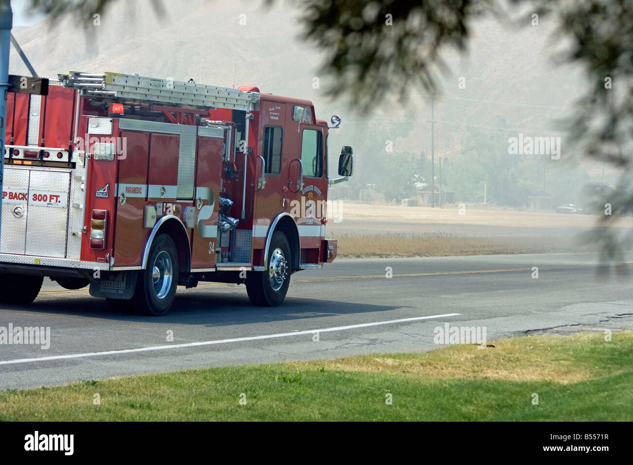 County fire engine hi-res stock photography and images - Alamy