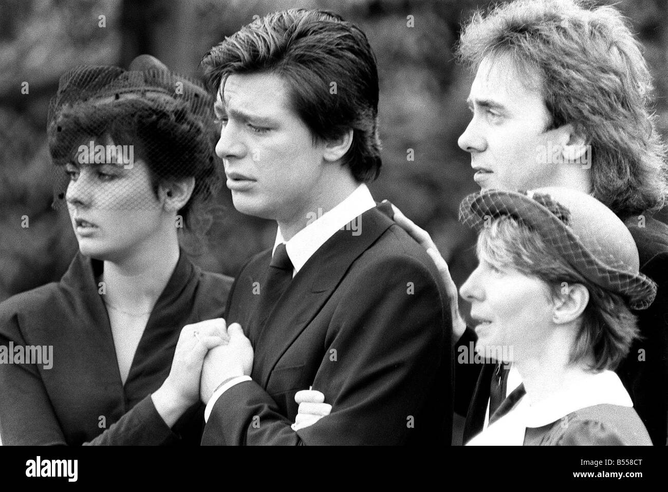 Murderer Jeremy Bamber at funeral of his family 1985 released from ...