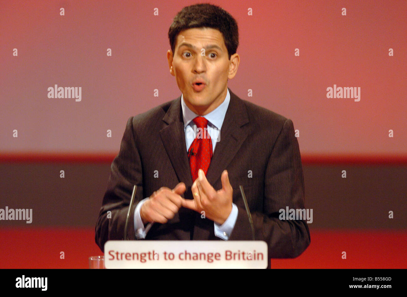 Labour foreign secretary david miliband hi-res stock photography and ...
