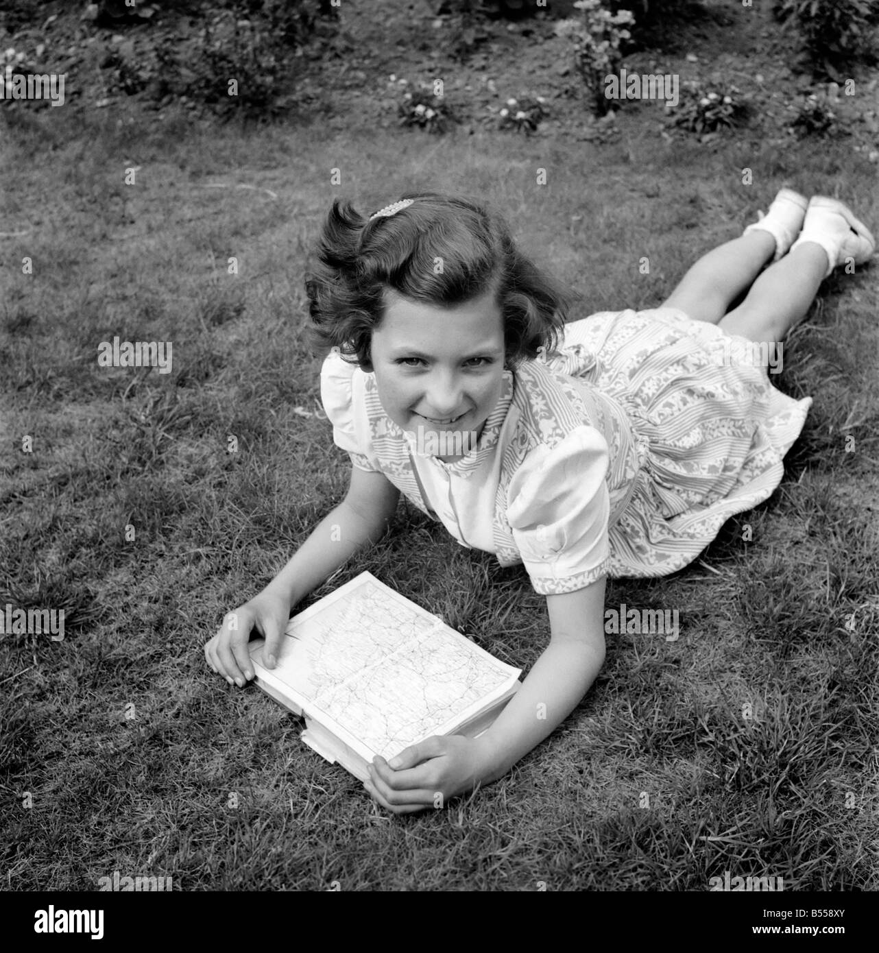 June Sword a young girl from Newcastle who has gone on holiday to ...