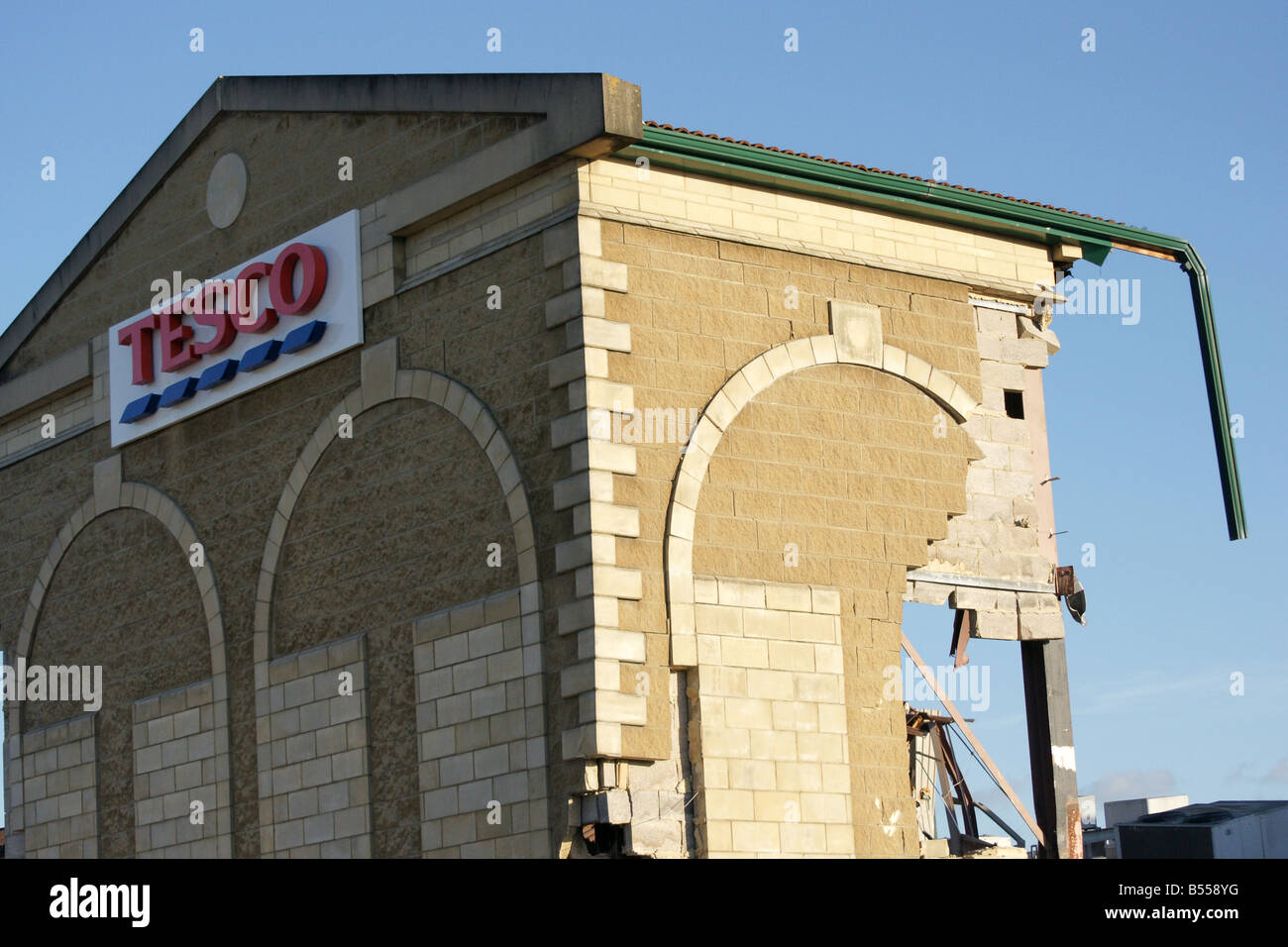 Tesco Store redevelopment Bradley Stoke Bristol Stock Photo - Alamy
