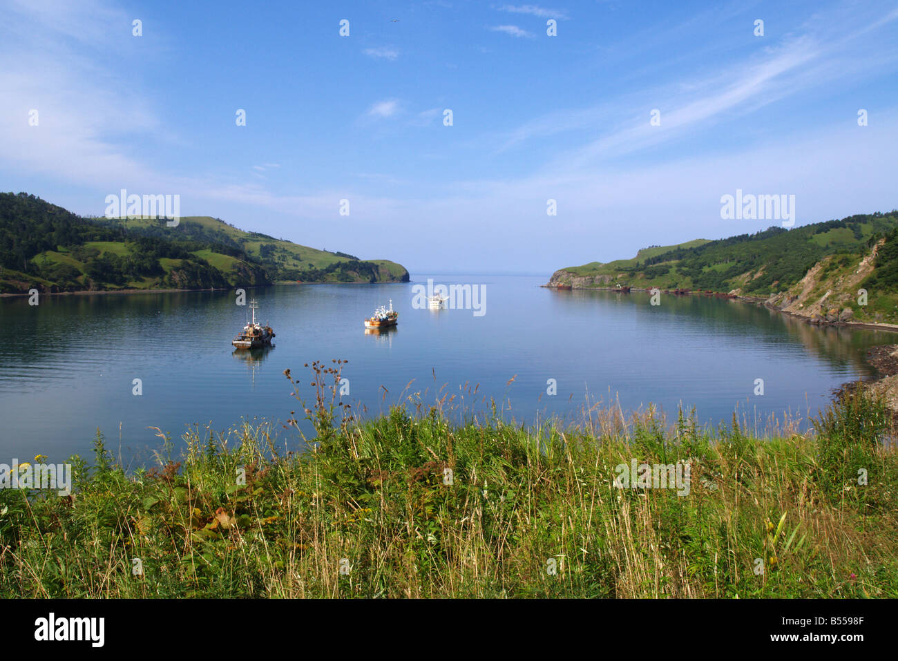 Shikotan island landscape Stock Photo - Alamy