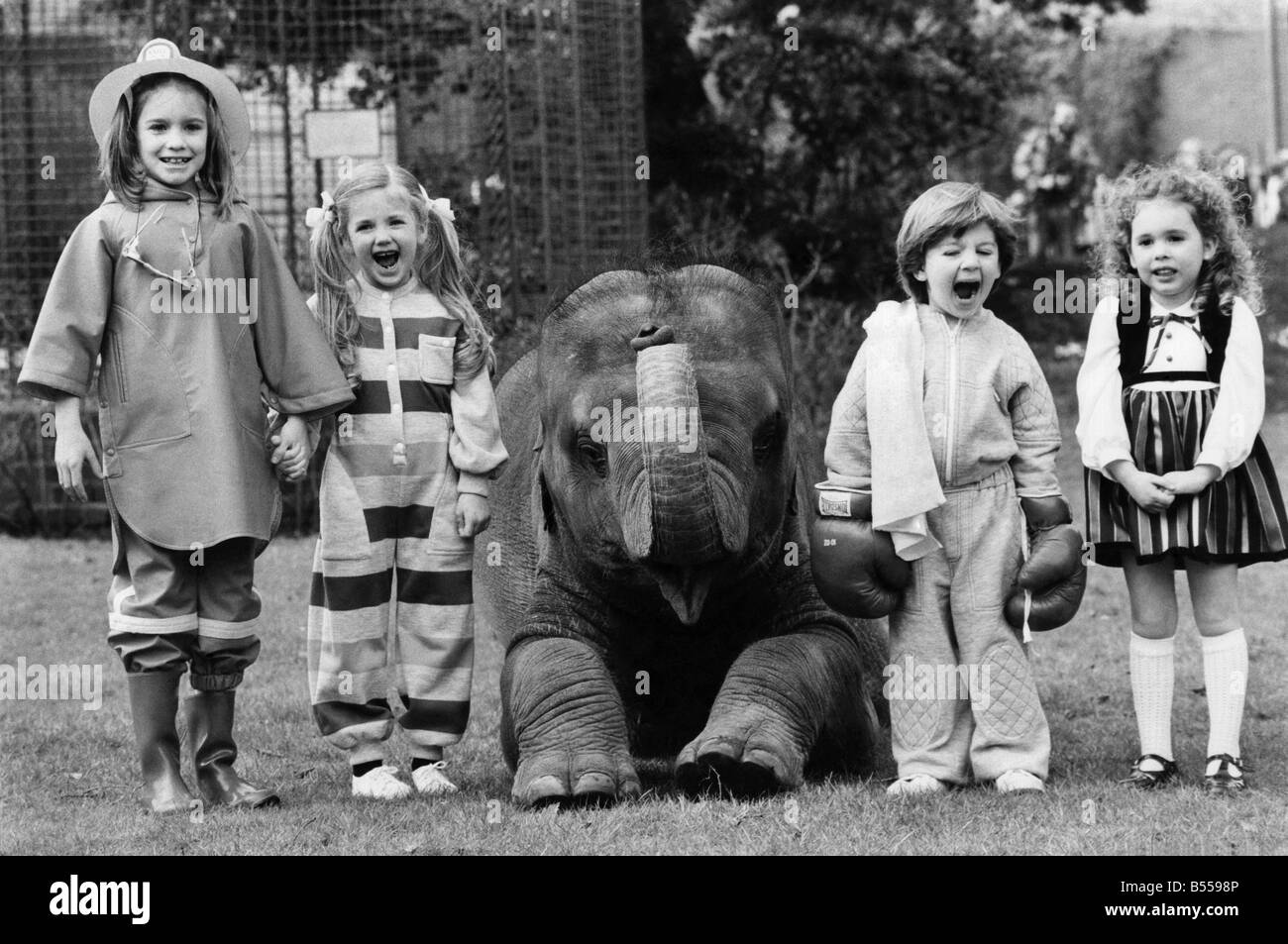 Grown up fashions for little kids by Howie on show at Regents Park Zoo ...