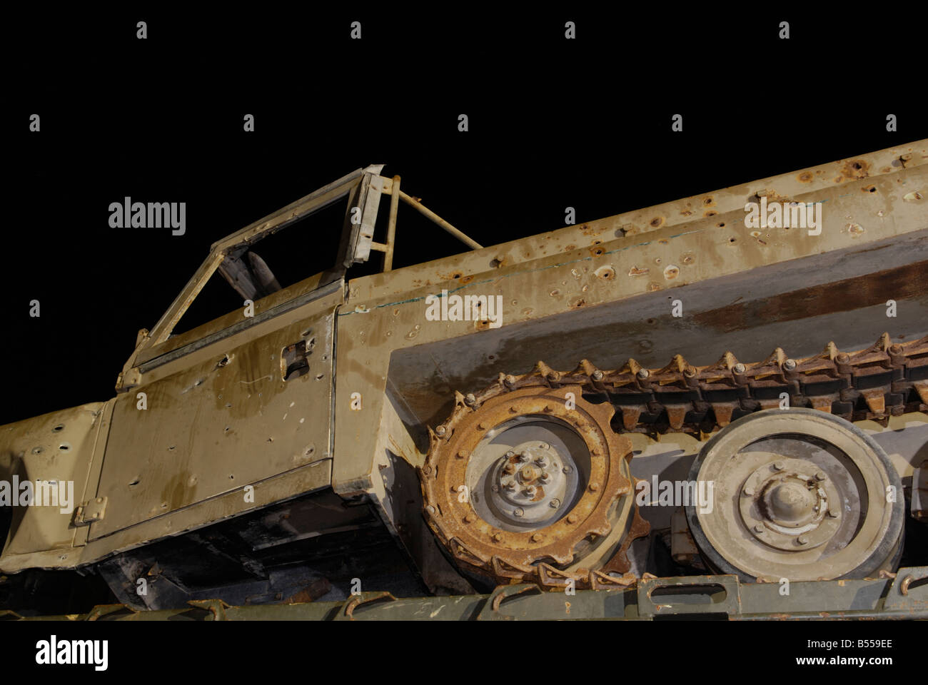 Remains of Centaur Half-Track number 6 being based on a Land Rover V8 ...