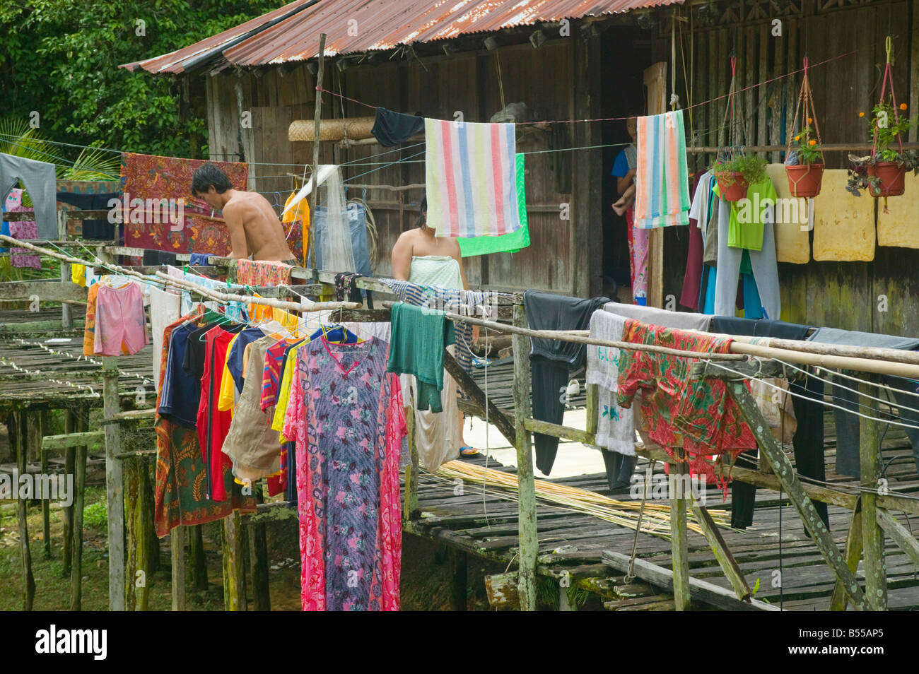 Malaysian house veranda hi-res stock photography and images - Alamy