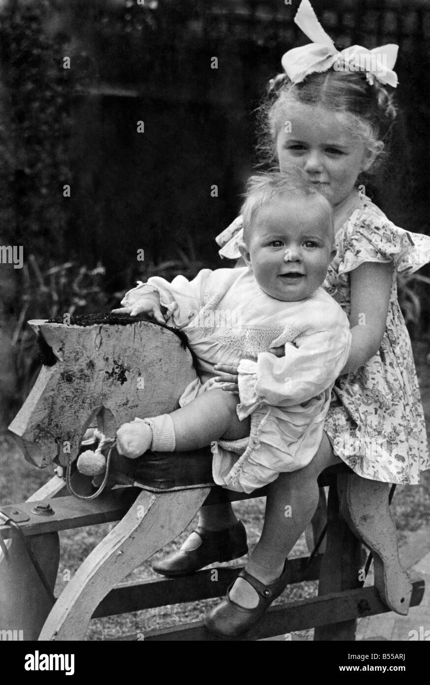 Elizabeth and margaret rocking horse hi-res stock photography and ...