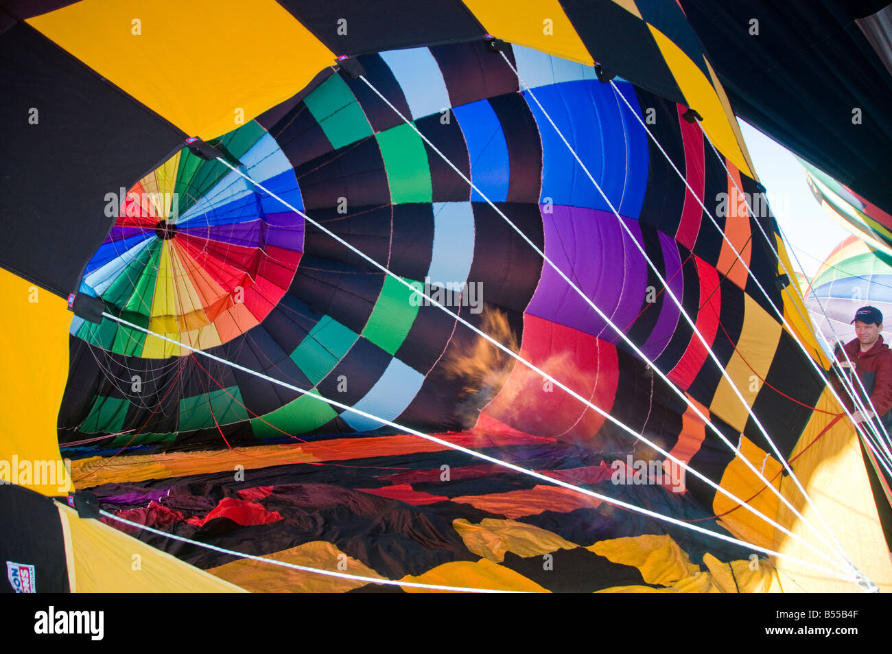 Hot air balloons at Albuquerque New Mexico balloon fiesta festival USA ...