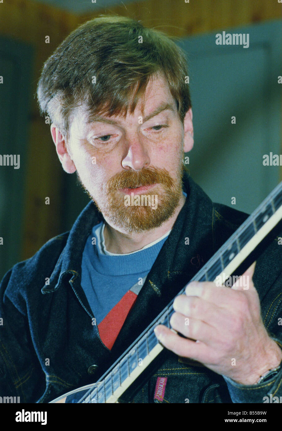 Lindisfarne rehearsing 25 11 92 Si Cowe pictured Stock Photo - Alamy