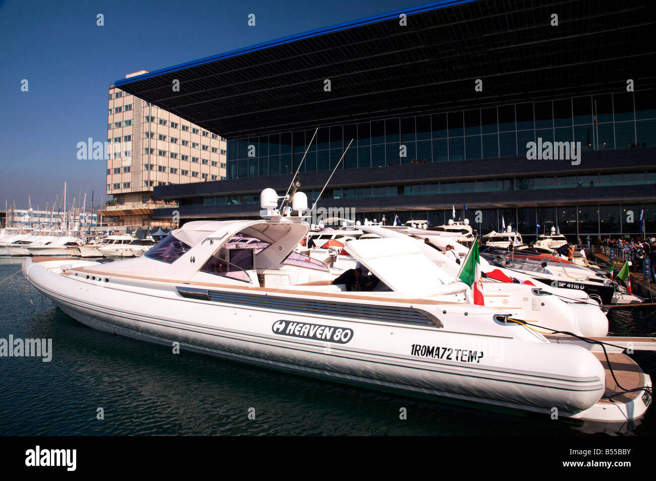 Genoa boat show 2008 hi-res stock photography and images - Alamy