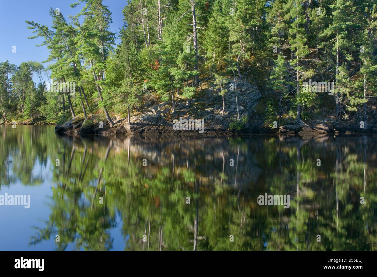 Reflections in the Namakan Narrows Namakan Lake Voyageurs National Park ...