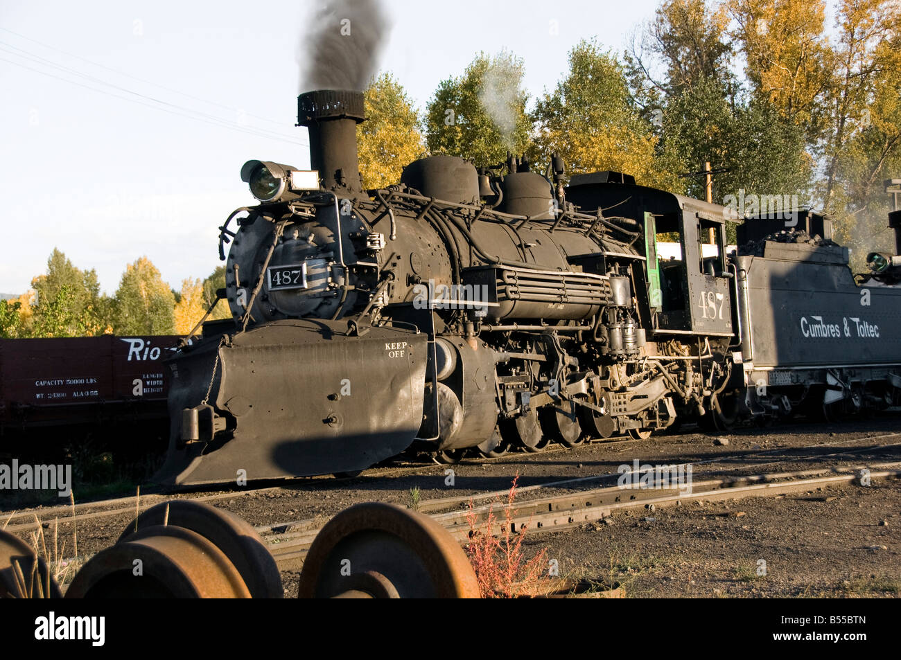 Old fashioned vintage locomotive train engine Stock Photo - Alamy