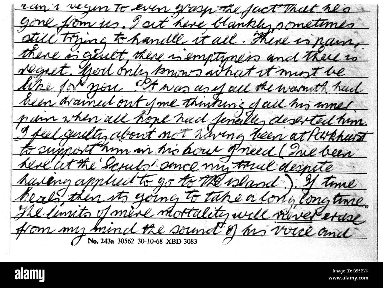 Dennis Nilsen Letter 1999 Stock Photo - Alamy