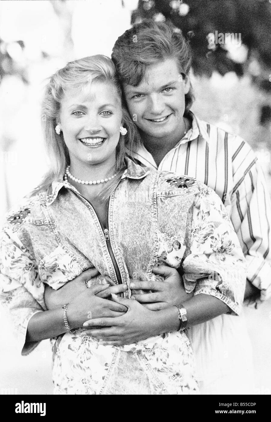 Malandra Burrows actress and Mark Granger presenter on ITV children ...