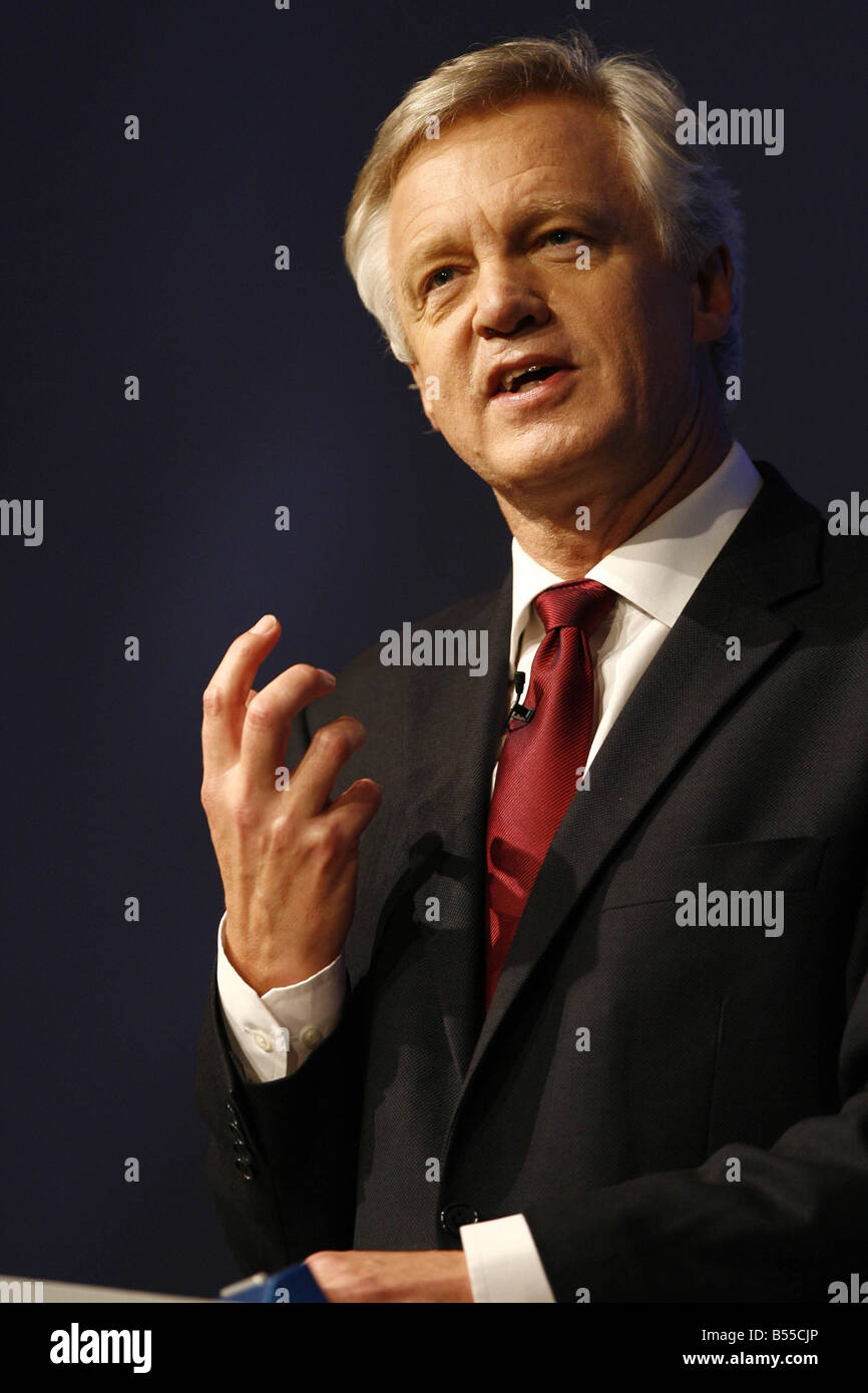 Conservative party conference david davis hi-res stock photography and ...