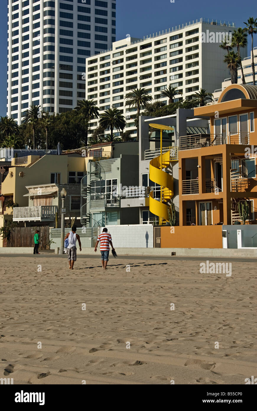 Santa Monica CA Oceanfront gold coast houses north of the Santa Monica ...