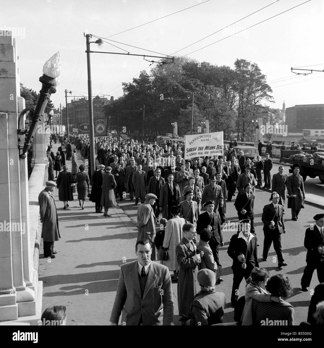 Means test march hi-res stock photography and images - Alamy