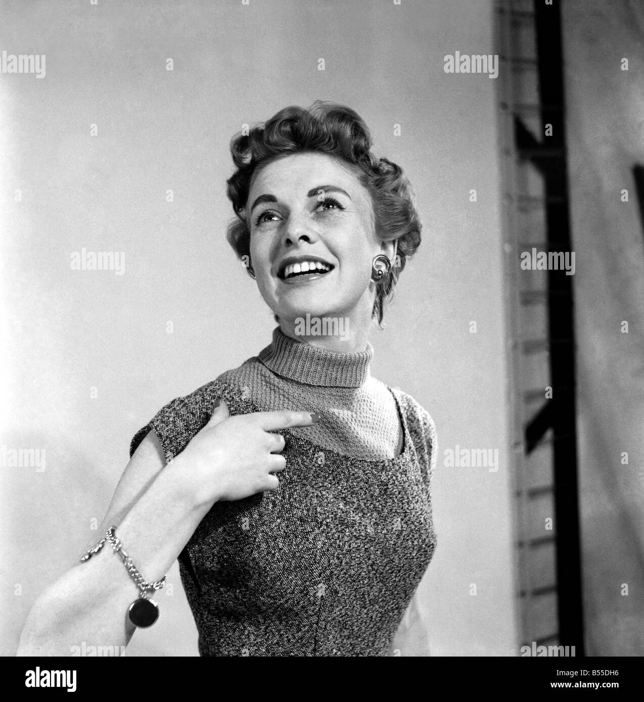 Women models 1950s Black and White Stock Photos & Images - Alamy