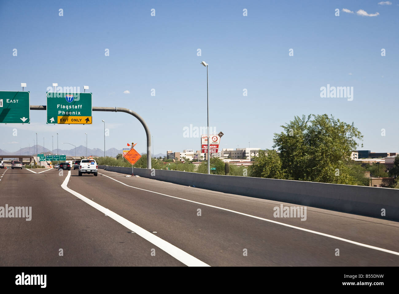 Interstate 10 in Arizona, USA Stock Photo - Alamy