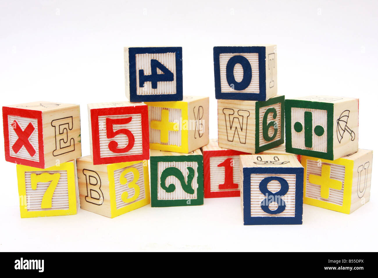Teaching tools for teaching numbers and simple math Stock Photo - Alamy