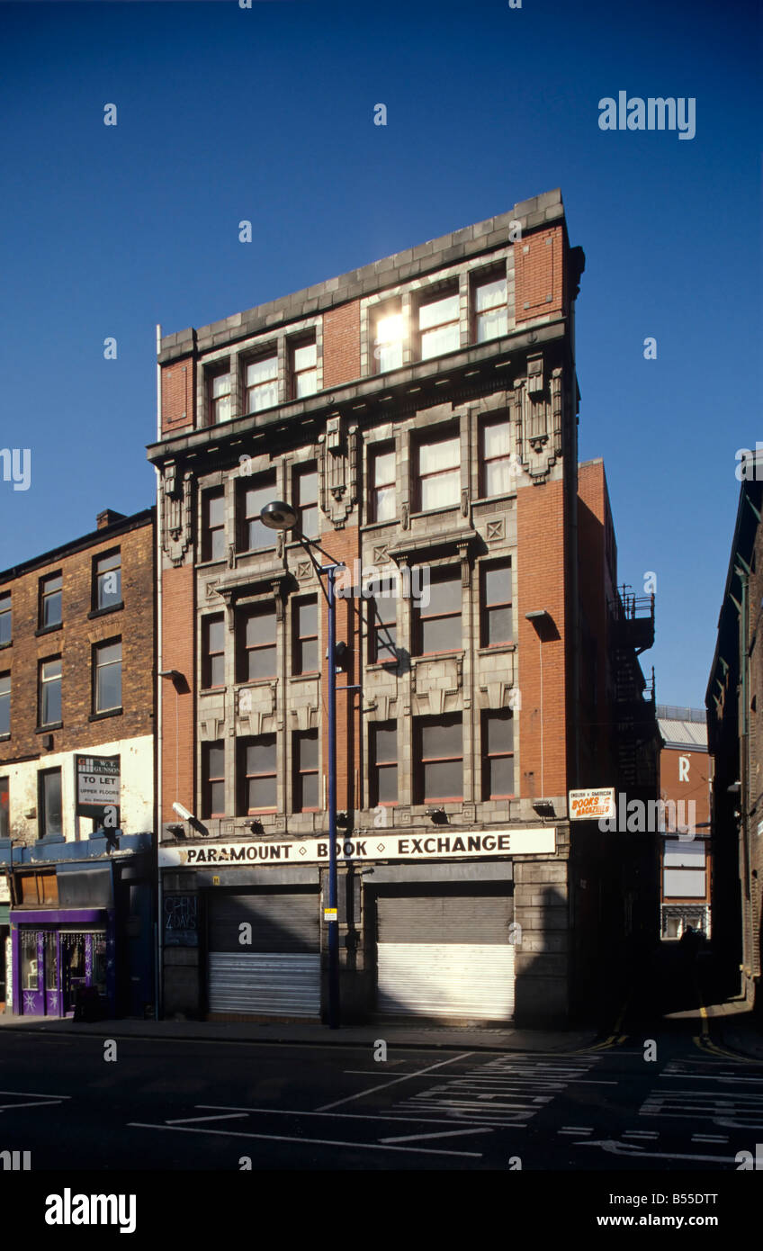 Victorian building on Withy Grove in Manchester UK Stock Photo - Alamy