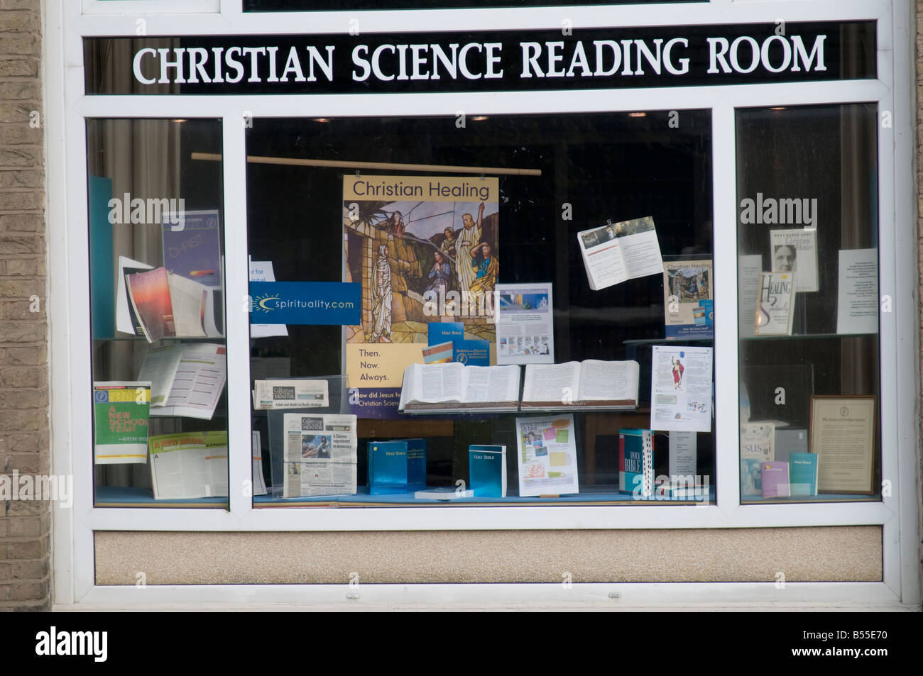 Christian Science Reading room Preston Lancashire UK Stock Photo - Alamy