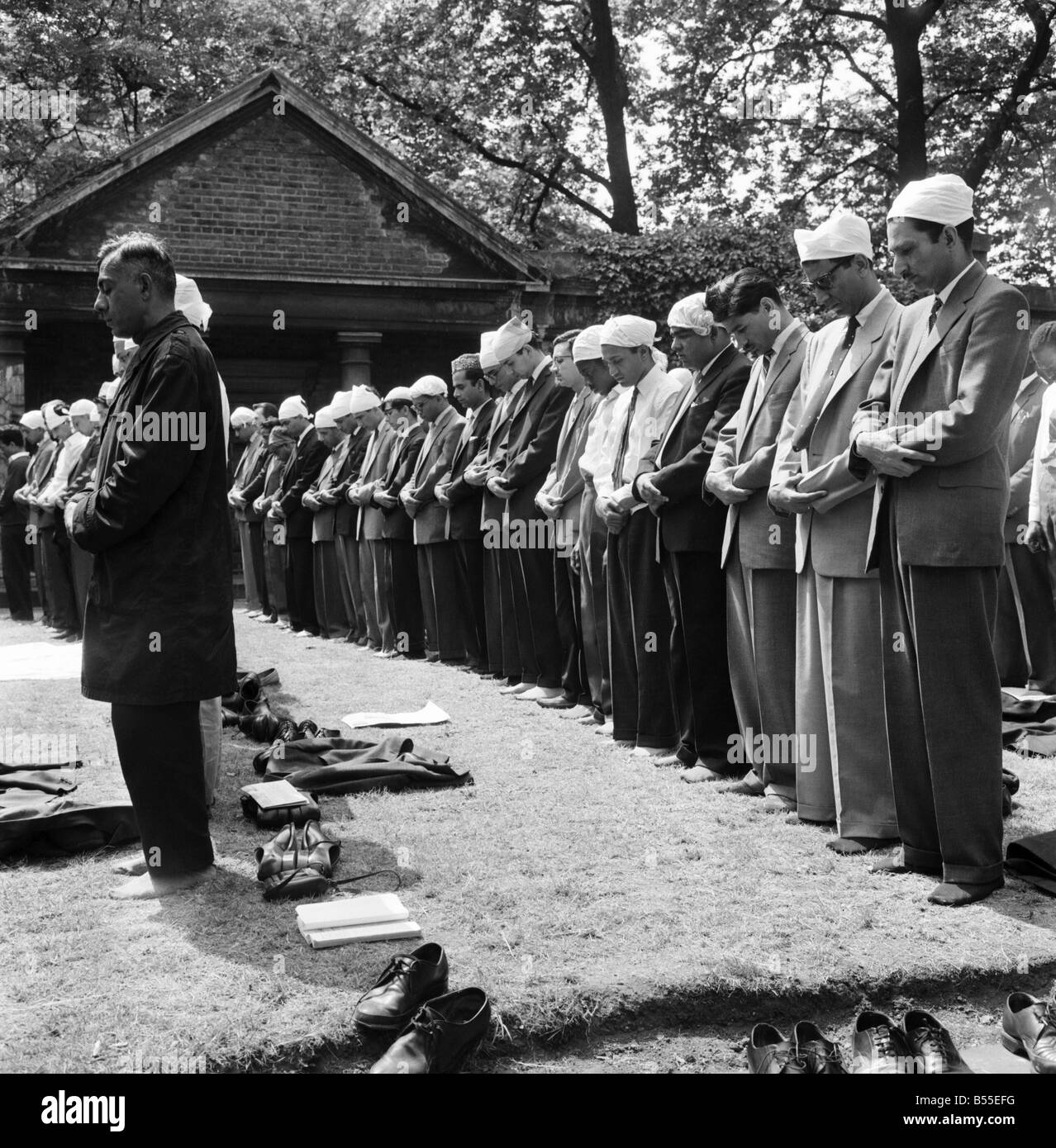 Muslim Religious Service. June 1960 M4300-020 Stock Photo - Alamy
