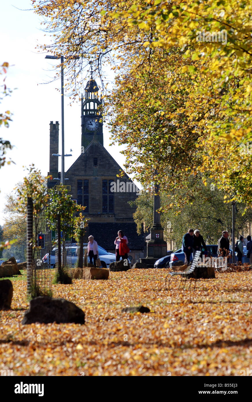 Moreton in Marsh in autumn, Gloucestershire, England, UK Stock Photo ...
