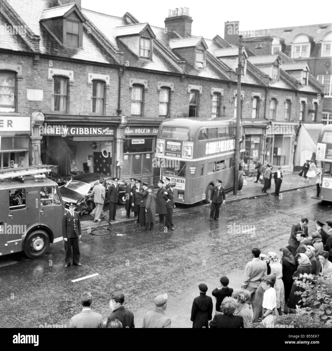 Bus Crash Accident Black and White Stock Photos & Images - Alamy