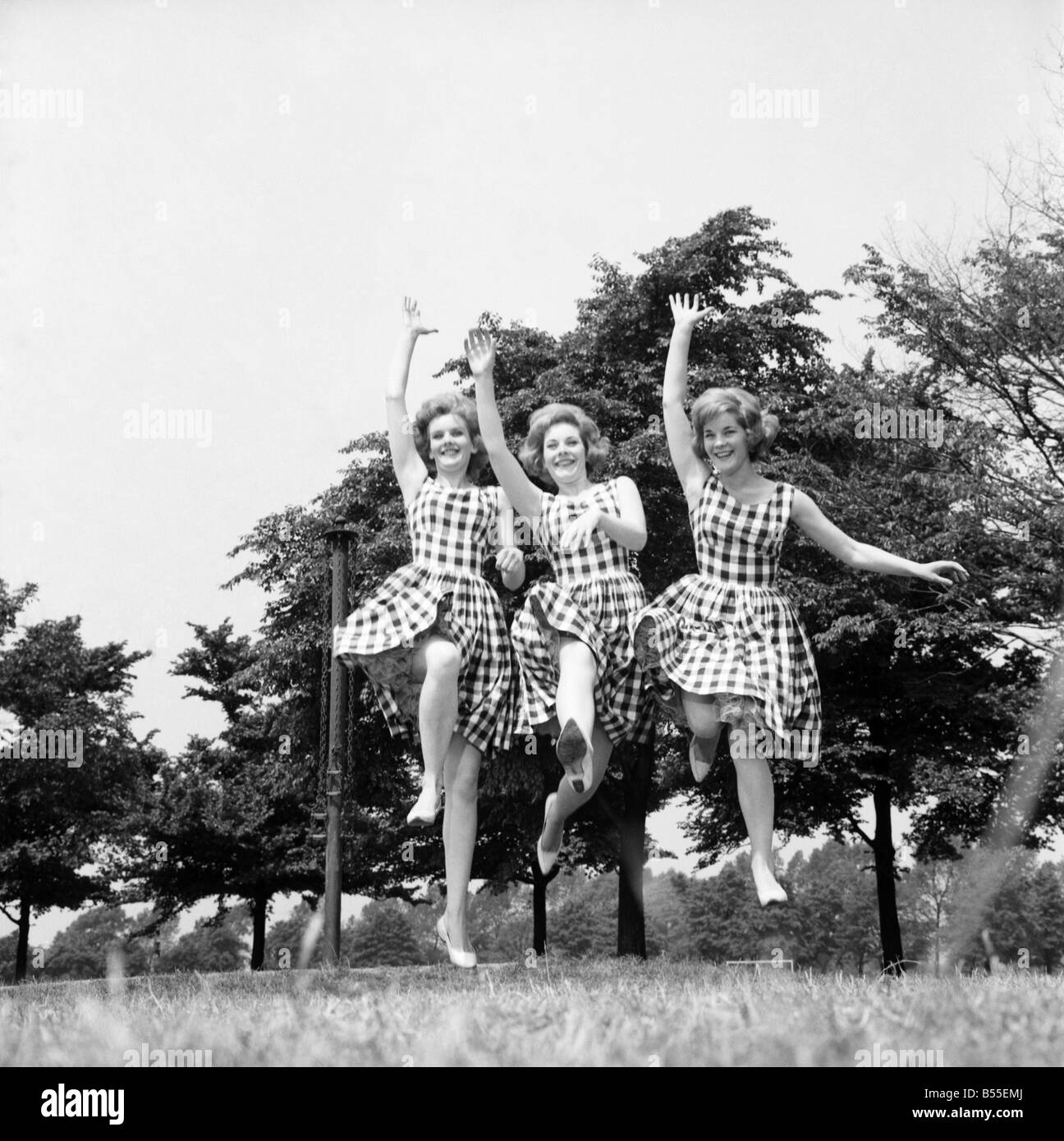 England Sisters jump for joy to celebrate their chart success: The ...