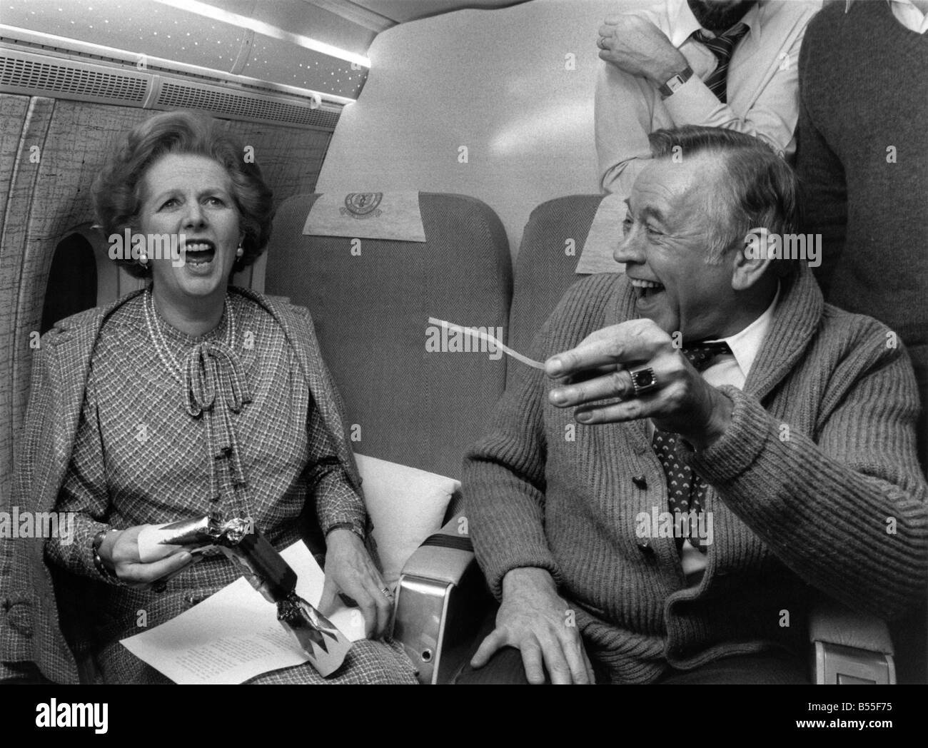 Prime Minister Margaret Thatcher with Mr Charles Price, the US ...