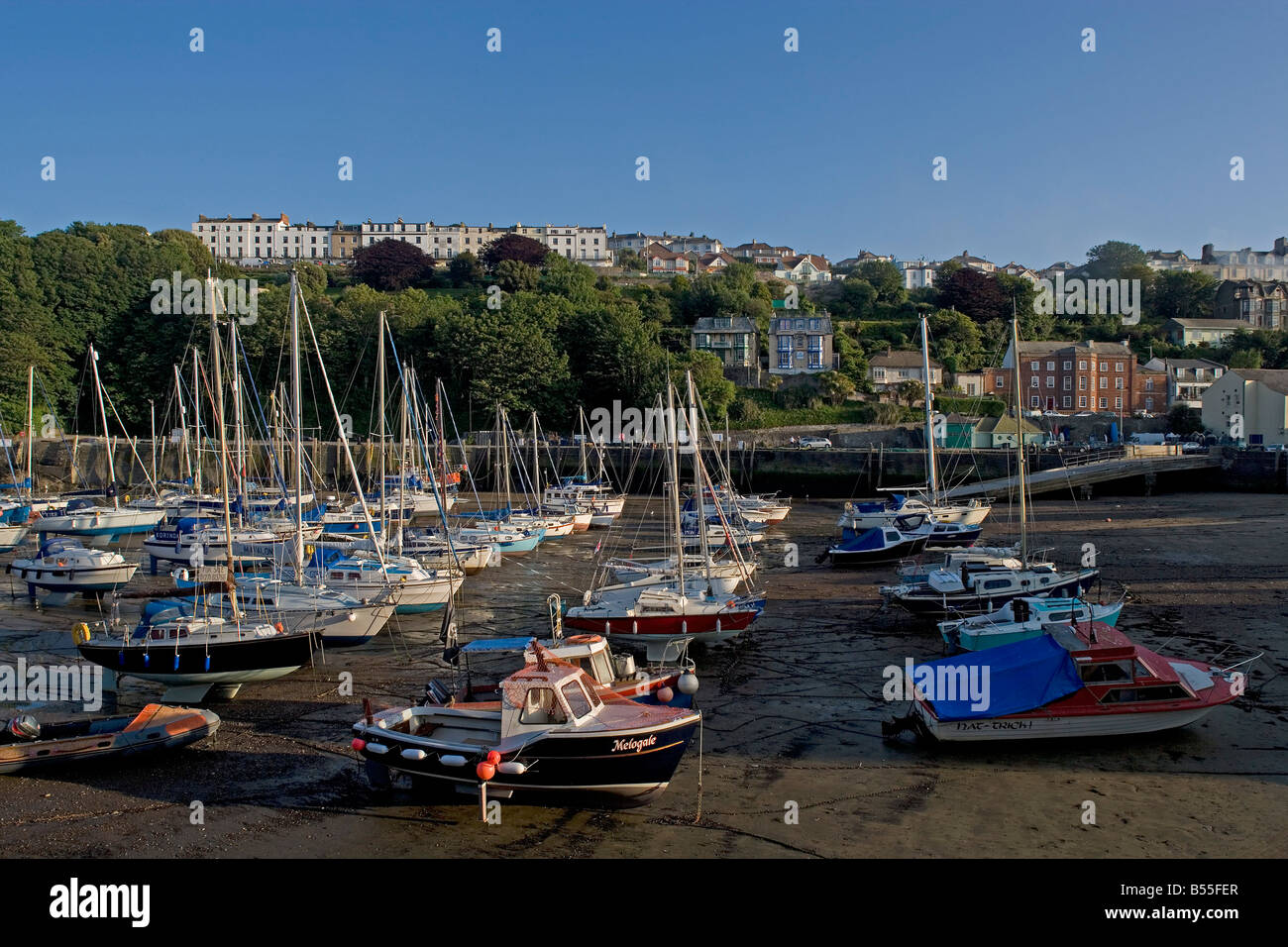 Ilfracombe harbour Devon Great Britain United Kingdom Stock Photo - Alamy