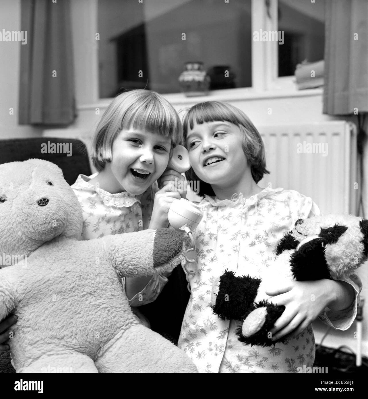 Girls left to right: Ailsa -6 and Alison -8 Mackey of "Romily ...