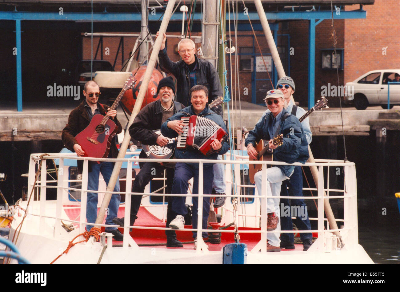 Lindisfarne at the 1997 North Shields Fish Quay Festival launch 21 05 ...