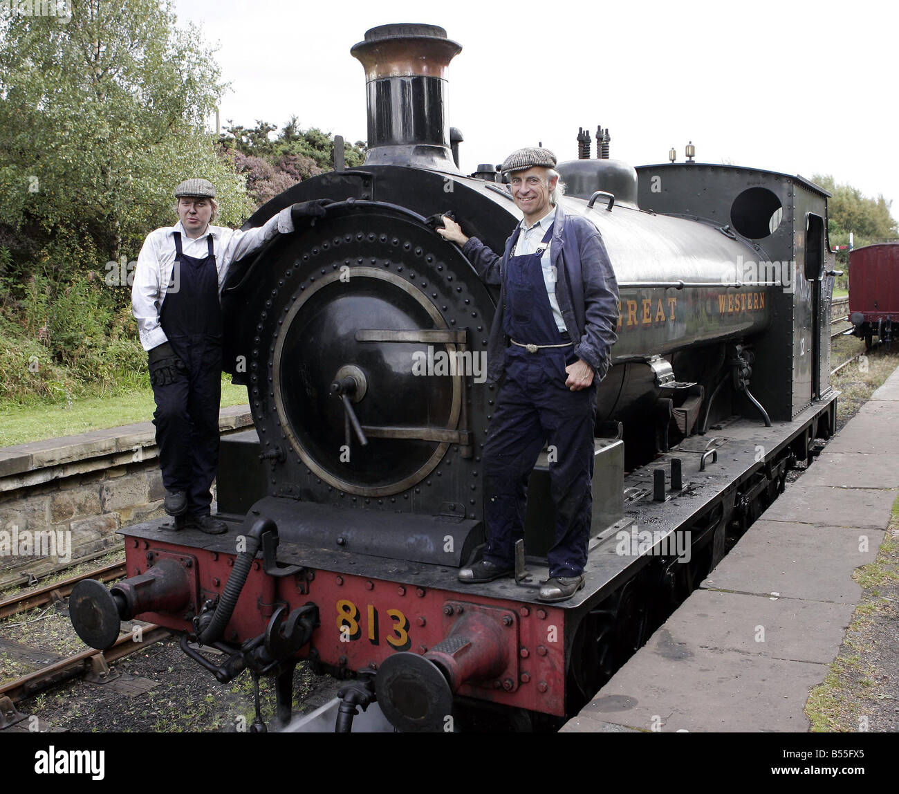 Locomotive No 813 Being Put High Resolution Stock Photography and ...