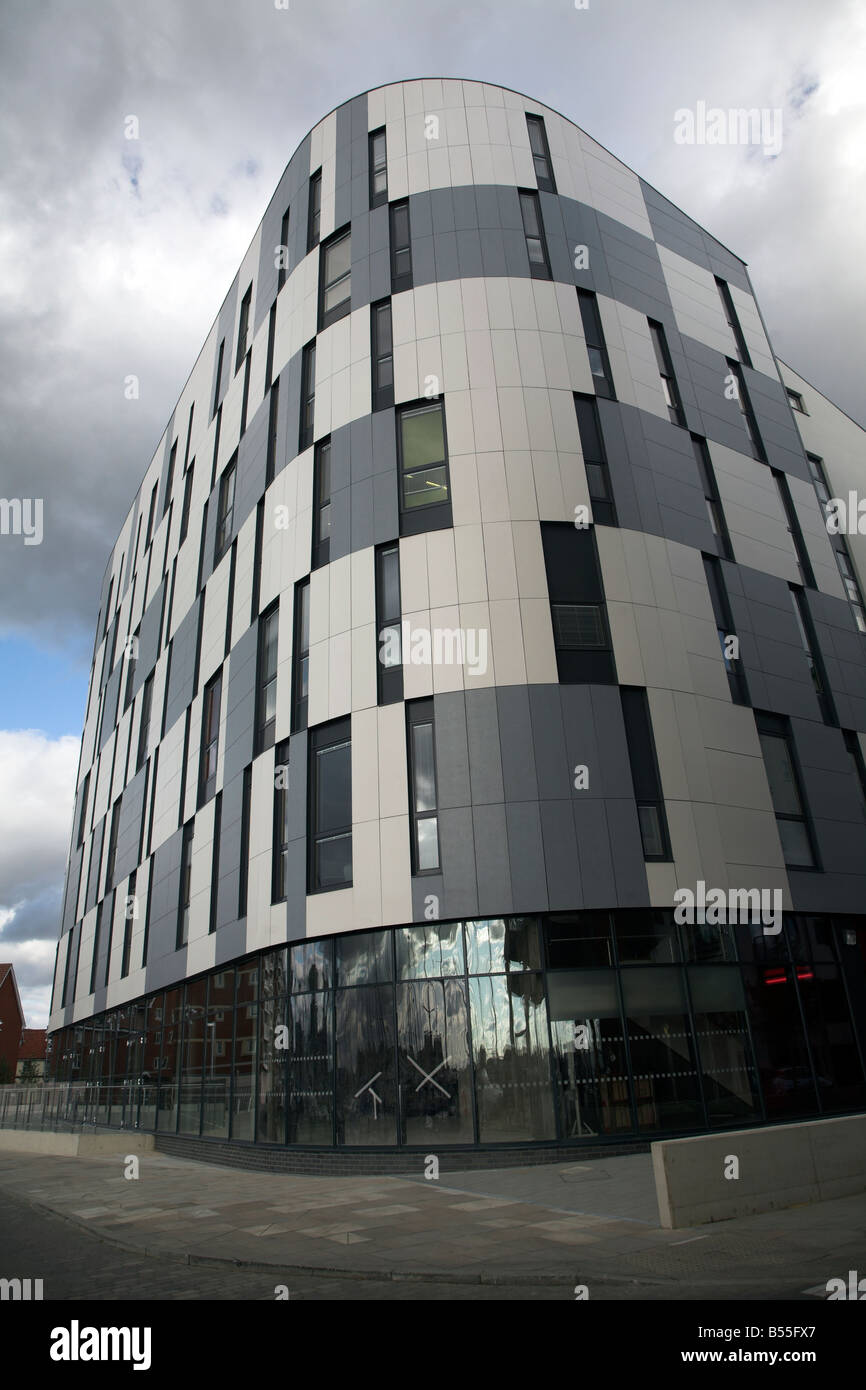 University Campus Suffolk Waterfront Building Ipswich Suffolk England ...