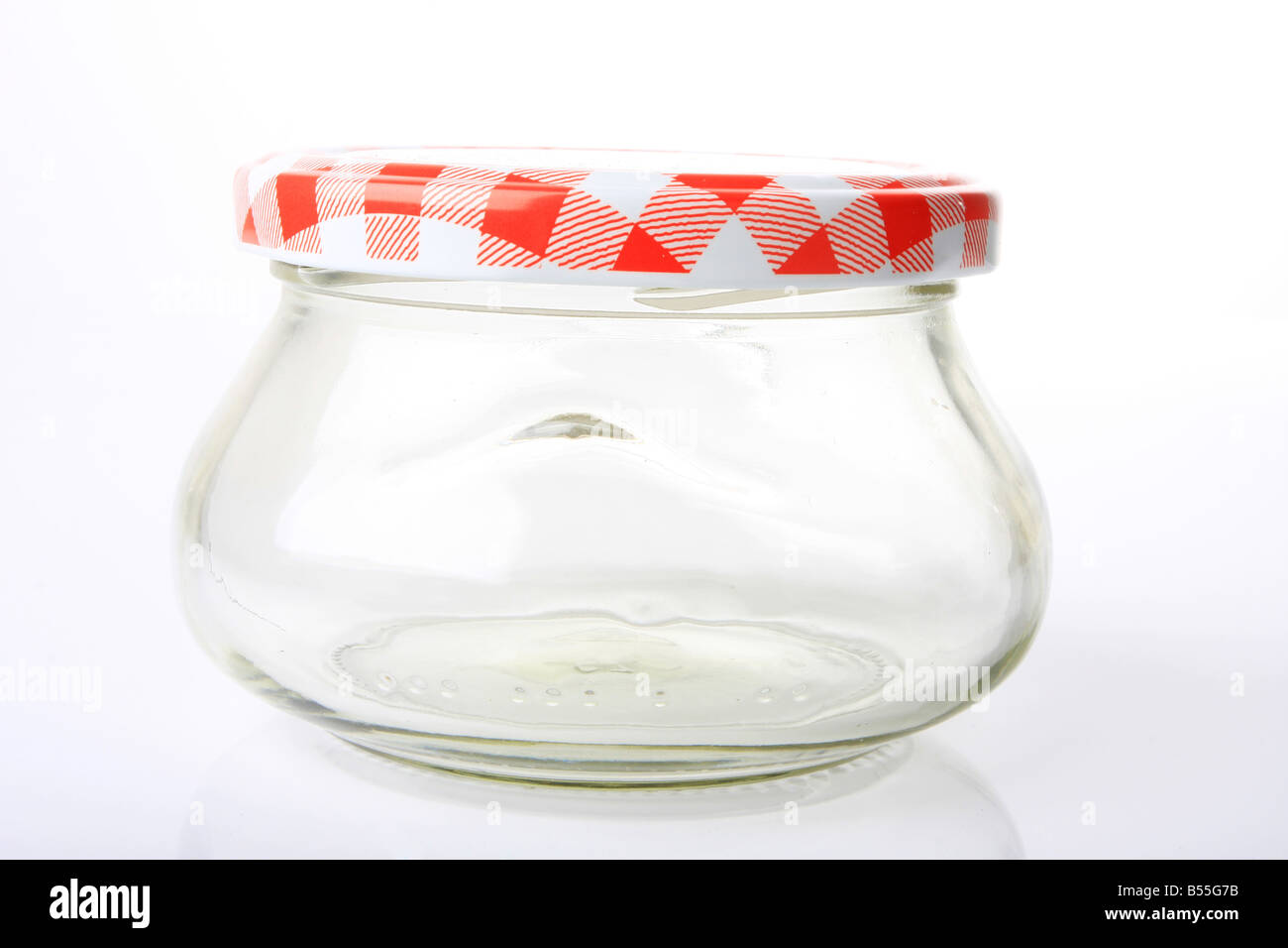 Emtpy jar isolated on white shot in studio put your own label on it ...