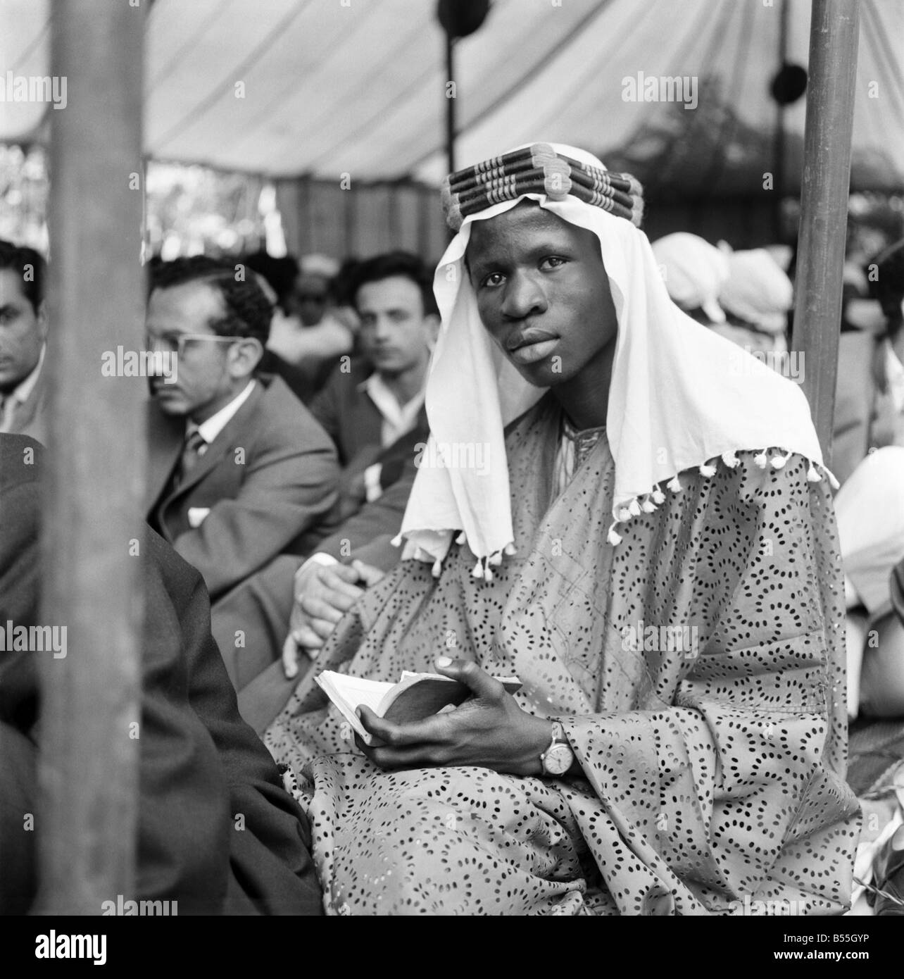 Muslim Religious Service. June 1960 M4300-003 Stock Photo - Alamy