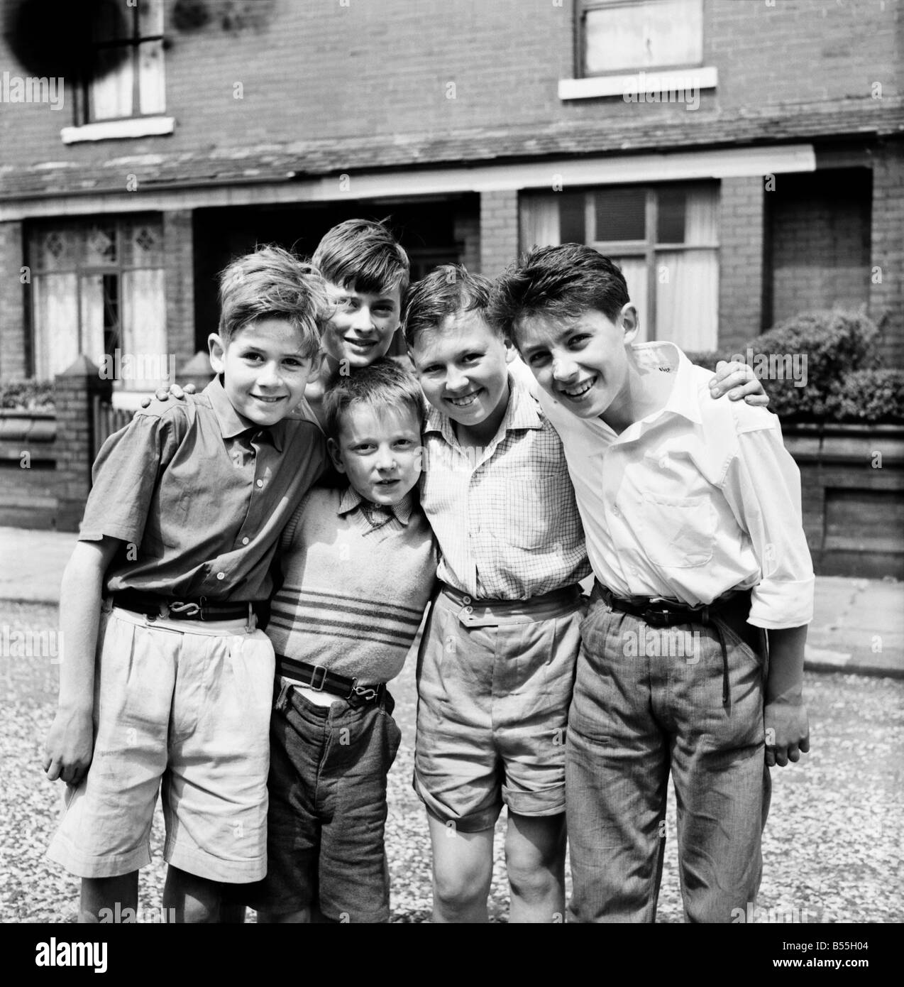 Whit Walks Manchester A group of young lads seen here in their ...